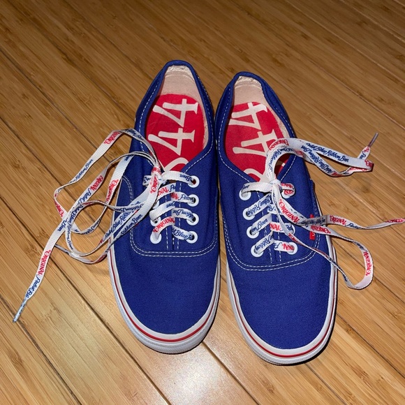 Vans | Shoes | Pabst Blue Ribbon Limited Edition Vans | Poshmark